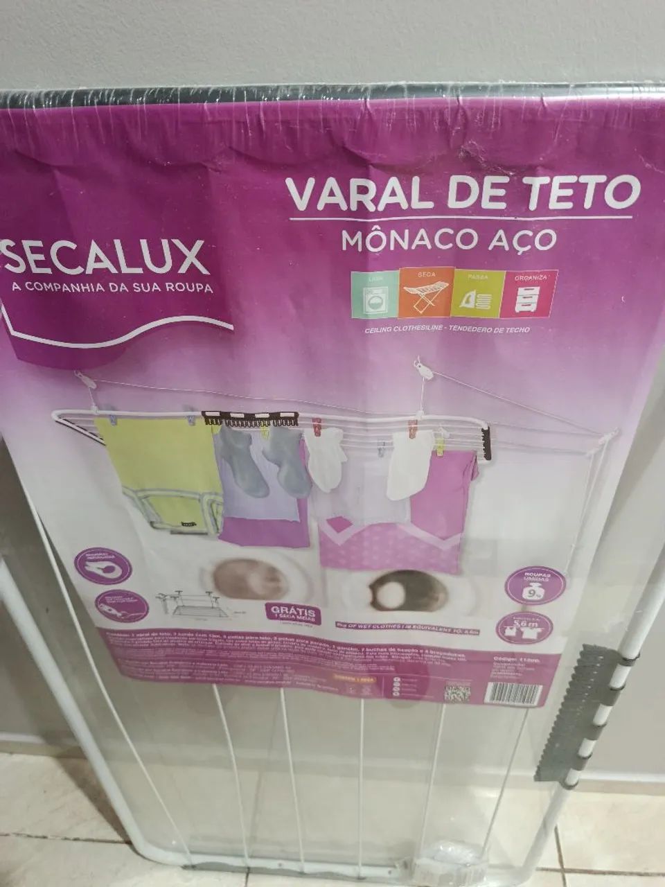 Varal de teto - Utensílios Para Banheiro e Limpeza - Itaperi, Fortaleza ...