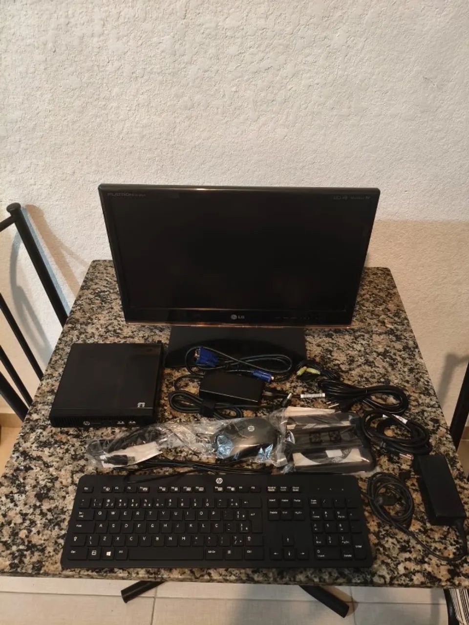 Mini PC HP Elitedesk 705 G3 + Monitor - Computadores e Desktops ...