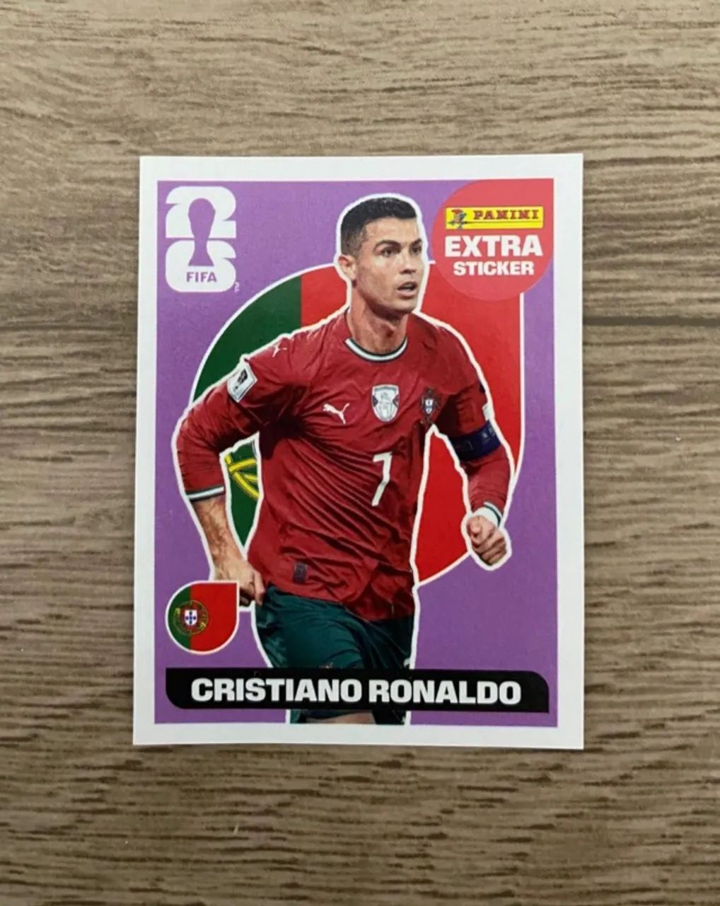 Figurinha Cristiano Ronaldo (CR7) Extra Sticker - Figurinhas da Copa ...