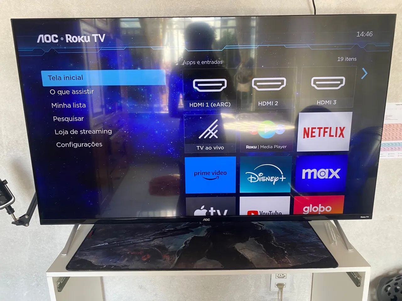 "smart tv led 50 polegadas aoc" no Brasil