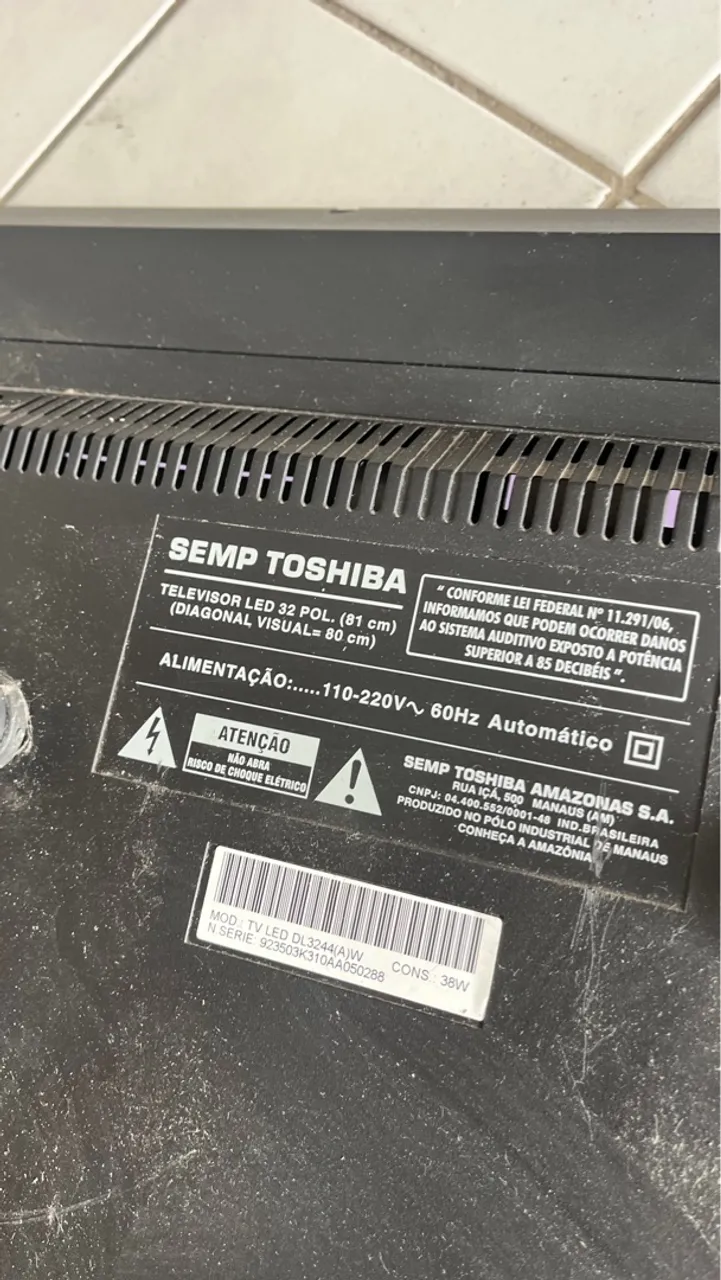 "tv semp toshiba 32 polegadas" - TVs no Brasil
