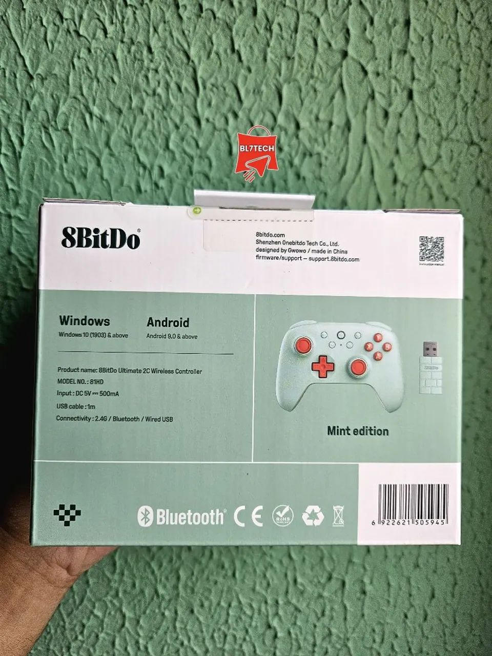 Controle 8BitDo Ultimate 2C Wireless e Bluetooth - Analógicos RGB Com ...