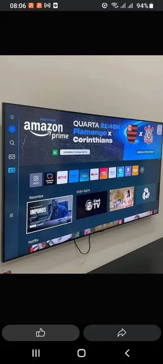 Samsung smart 50 polegada 4k tem nota fiscal ta na garantia to vendendo baratinho sai logo - TVs ...