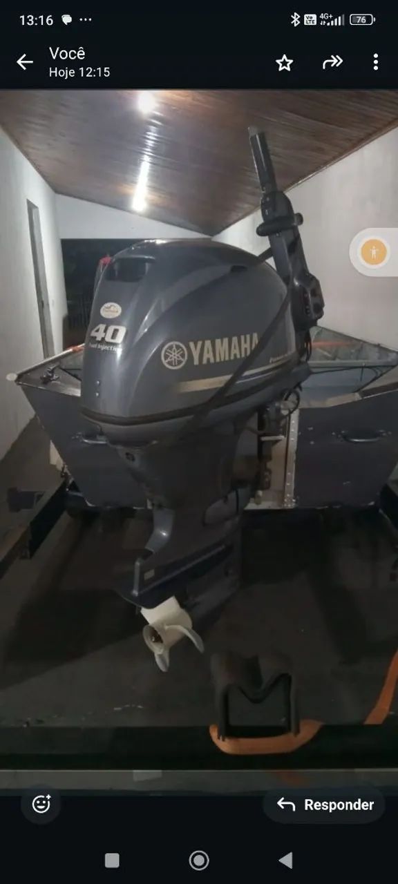 40hp barco fluvinaltica carreta angola - Barcos e aeronaves - Pérola 1397415096 | OLX