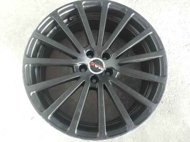 Roda aro 18 Mak Volare Preta fosca VW Fox 5X100 jogo - Peças para ...