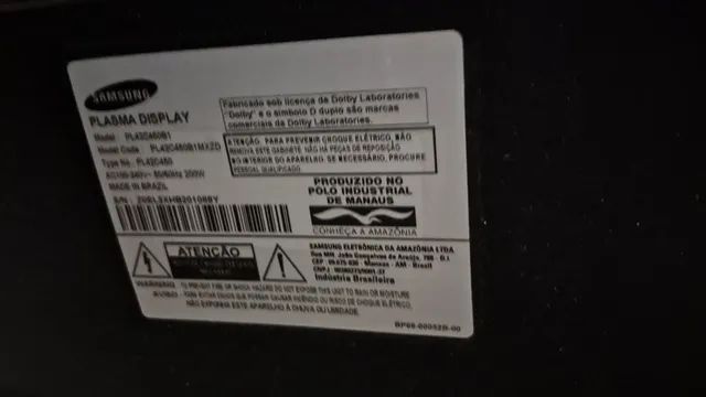 "samsung plasma 42" no Brasil