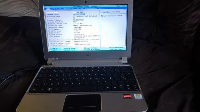 "notebook hp dm1" no Brasil