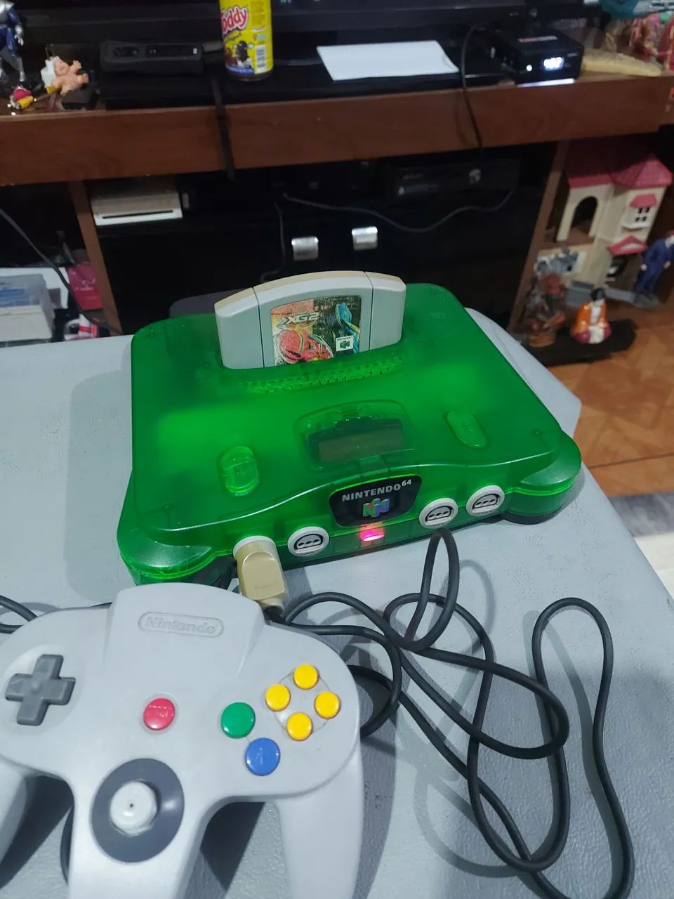 Nintendo 64 Verde Translúcido - Raro! - Consoles de Vídeo Game - Cidade ...