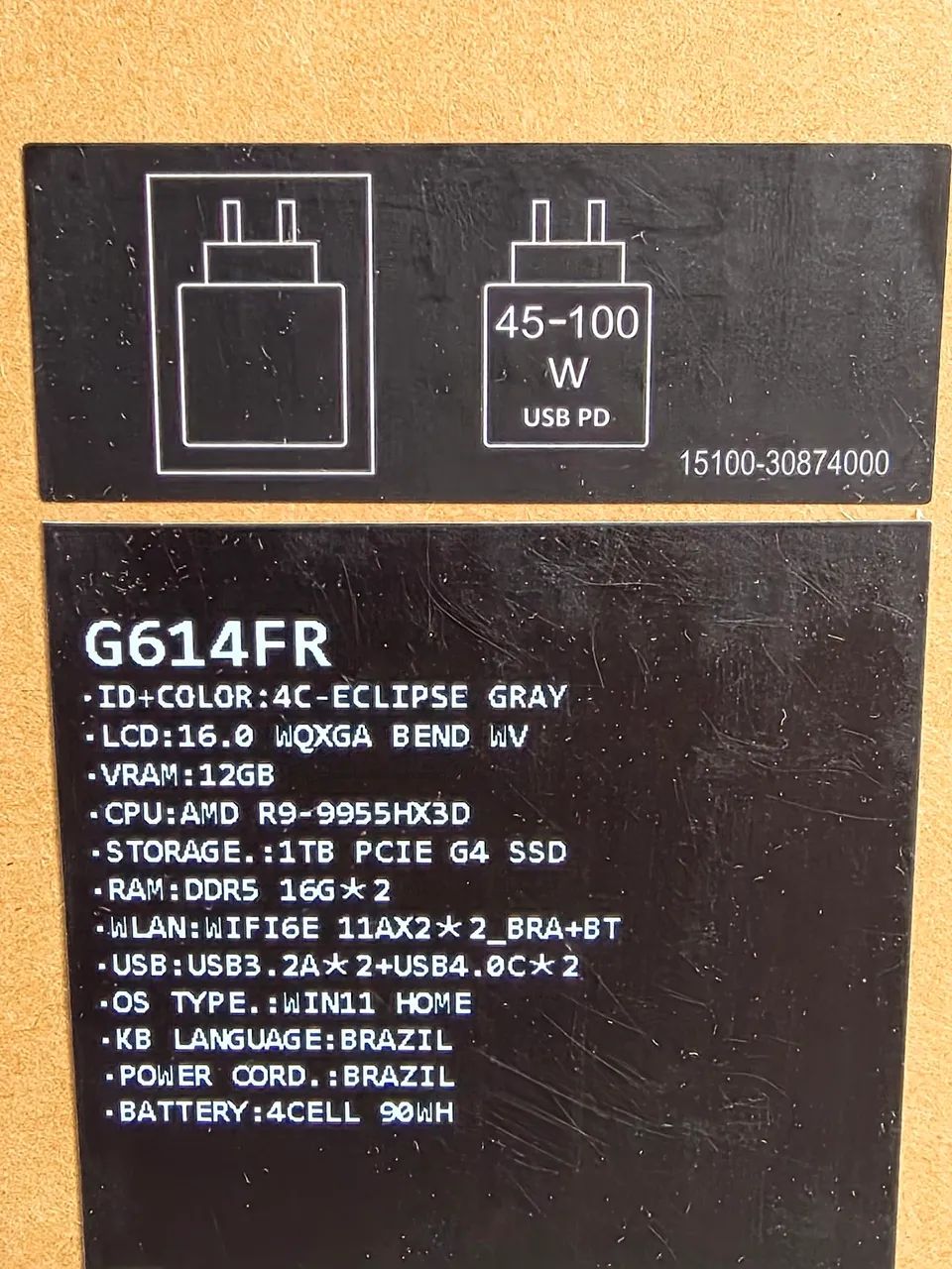 Notebook gamer ASUS ROG STRIX G16 rtx 5070ti ryzen 9 9955hx3d lacrado ...