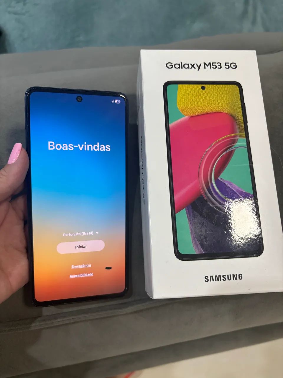 Samsung M53 R$650,00 ou 12x R$65,00 - Celulares e Smartphones - Pagani ...