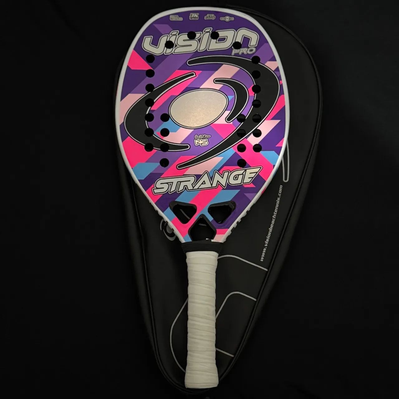 Raquete de Beach Tennis Vision Pro Strange (nova) - Esportes de Quadra ...