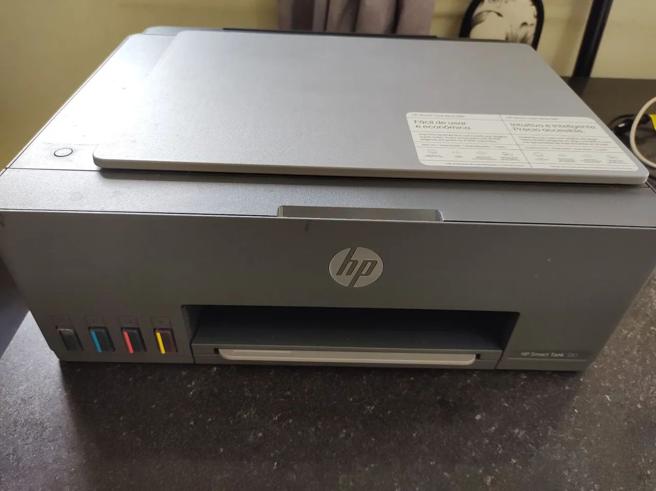 Impressora HP Smart Tank 581, Wi Fi, Tanque para reposição de tinta ...