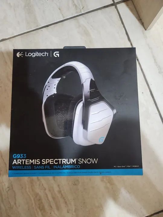 Headset Logitech Artemis Spectrum Snow G933 Wireless - Periféricos e ...