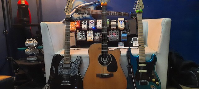 Aulas de Violão, Guitarra, Setup e Prática de Banda - Instrumentos ...