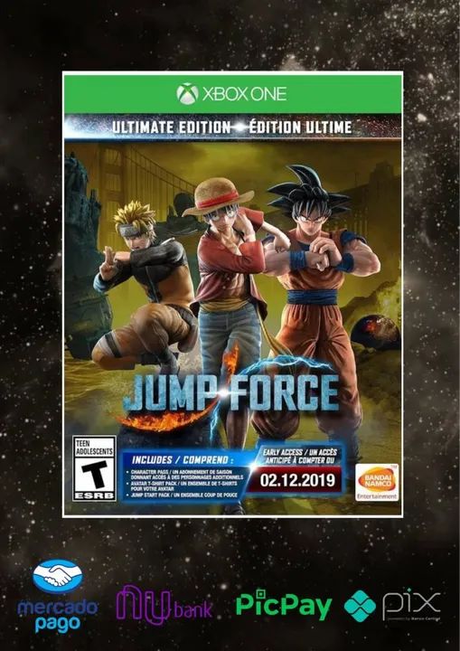 "jump force" no Brasil