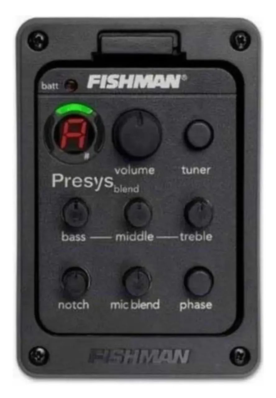 Captador Fishman 301 Com Afinador e Microfone para Violão ...