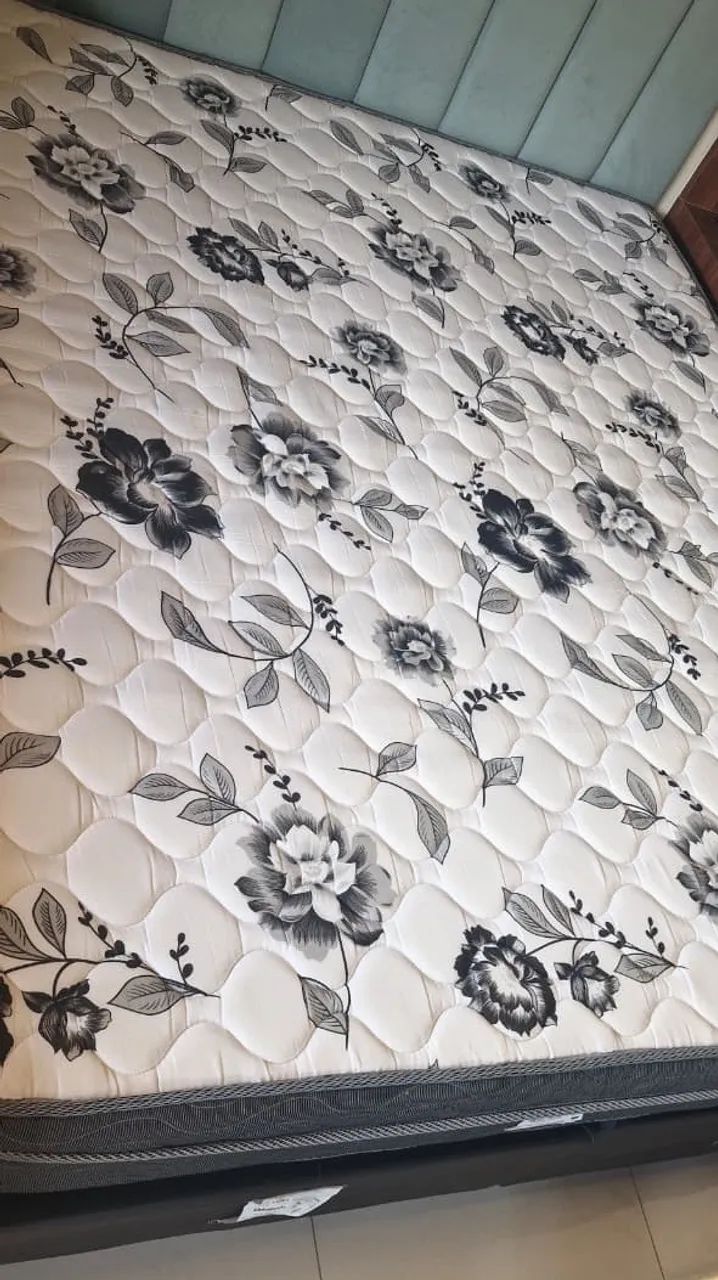 Cama Box Queen Colchão e Base Ortobom - Completo - Camas e Colchões ...