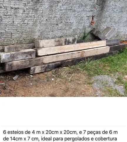 "esteio de madeira" no Brasil