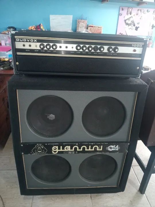 Amplificador Valvulado (Duovox 100G) Giannini, Vintage R$ 3.500.000,00 - Aparelhos de Som ...