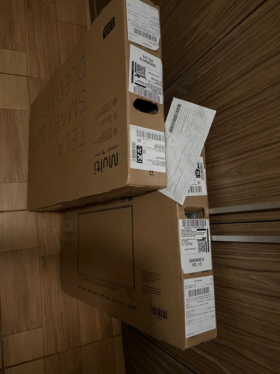 TV Smart 32 Polegadas - COMANDO POR VOZ | LACRADA | NOTA FISCAL ...