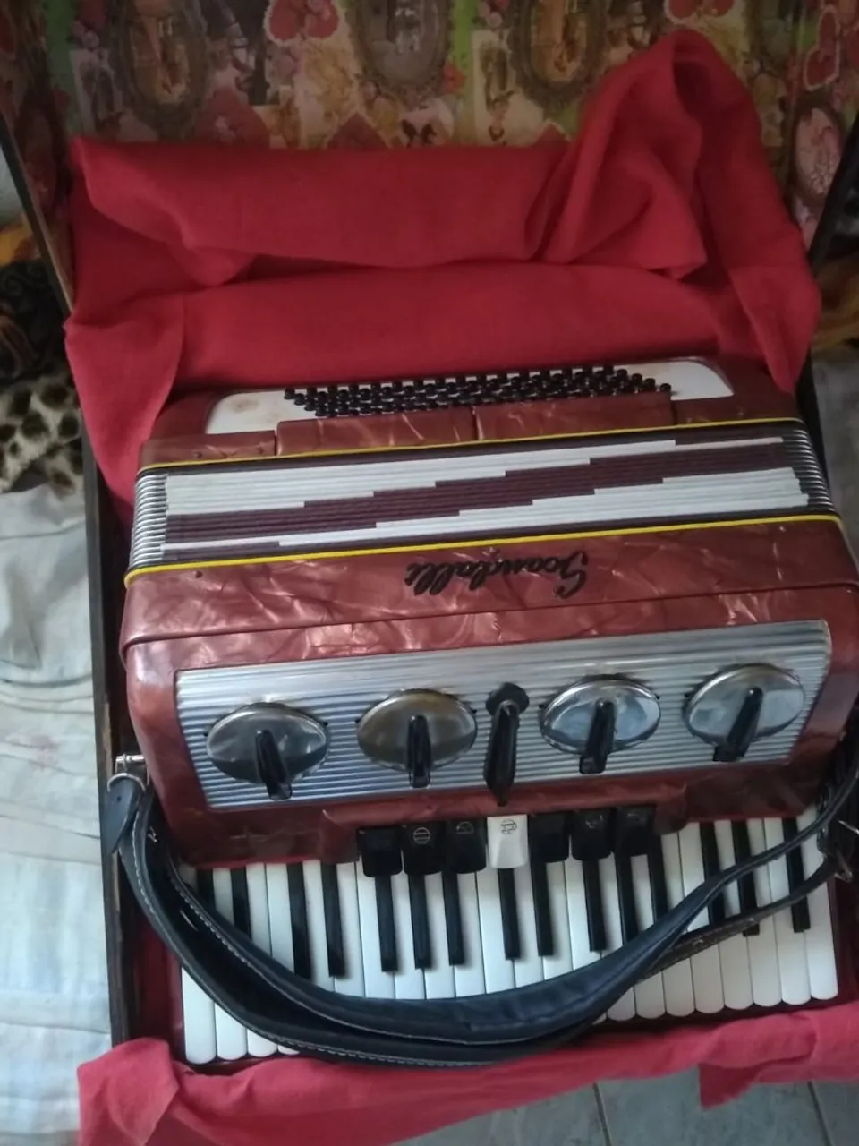 "sanfona ou acordeon" - Instrumentos musicais no Brasil