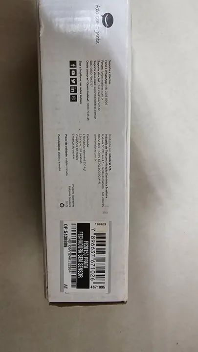 Fechadura Eletrônica Intelbras FE20150 Prata Sem Sensor - Equipamentos ...