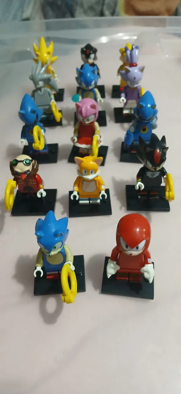 "boneco de lego do sonic" no Brasil