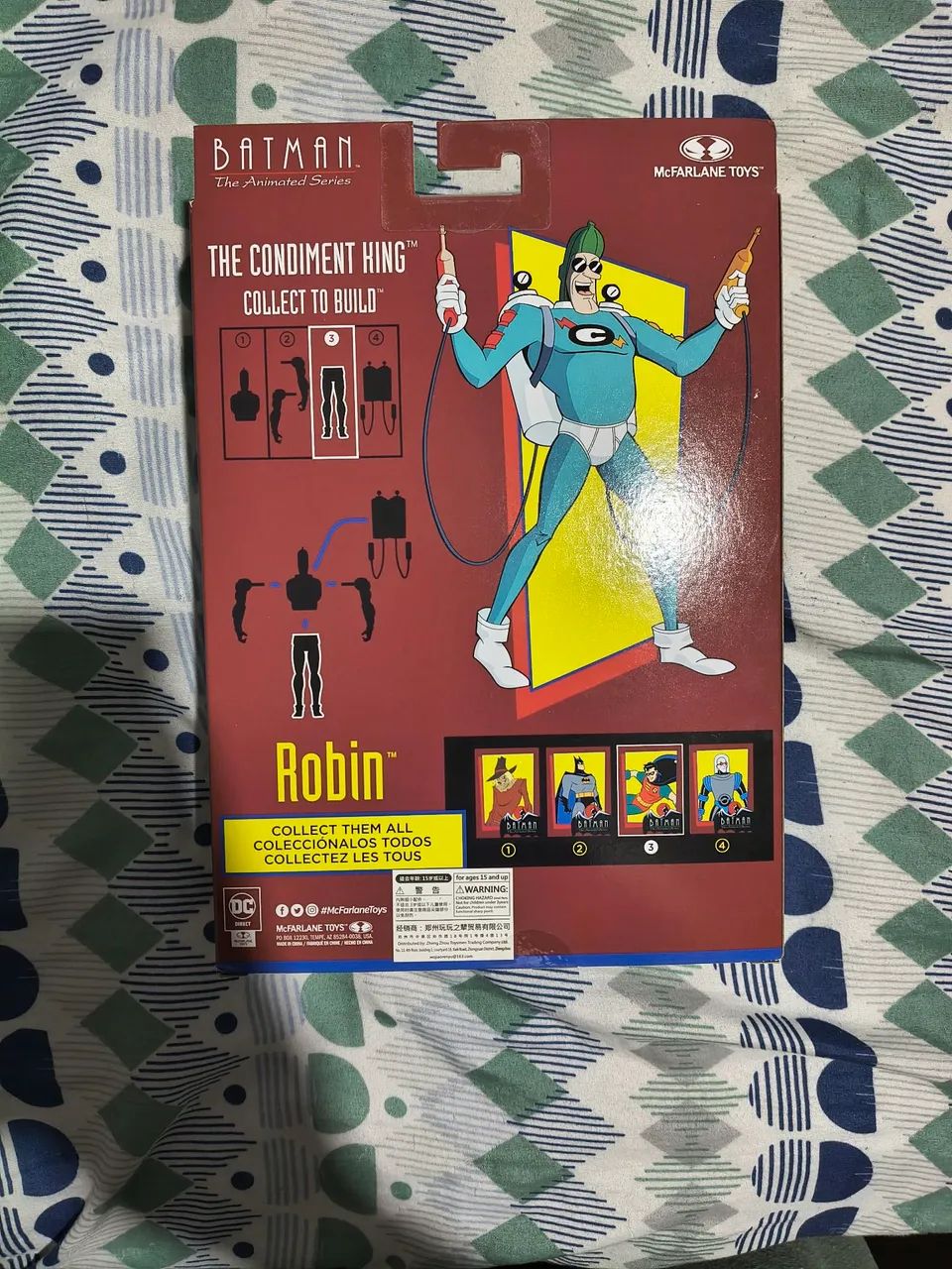 Robin Batman Animated Series BAF Condiment King McFarlane Toys ...