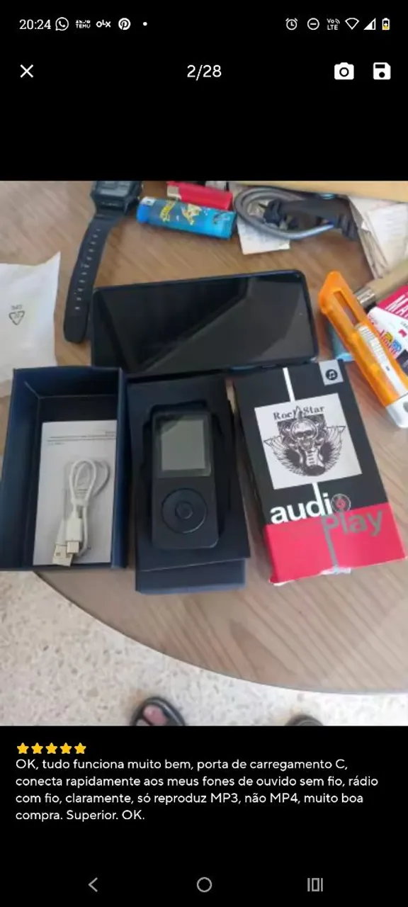 "mp3 player" no Brasil