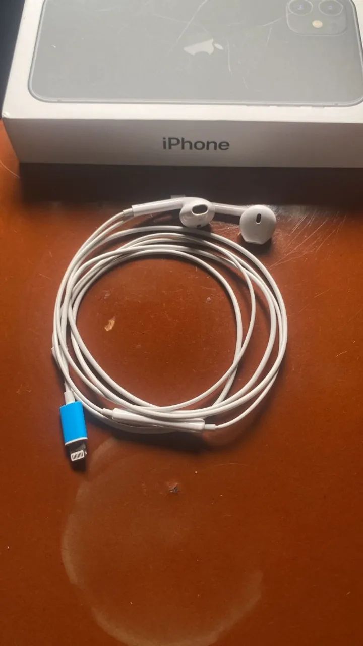 Fone De Ouvido com fio, Para iPhone, Lightning 7, 8, X, 11,12, 13,14 ...