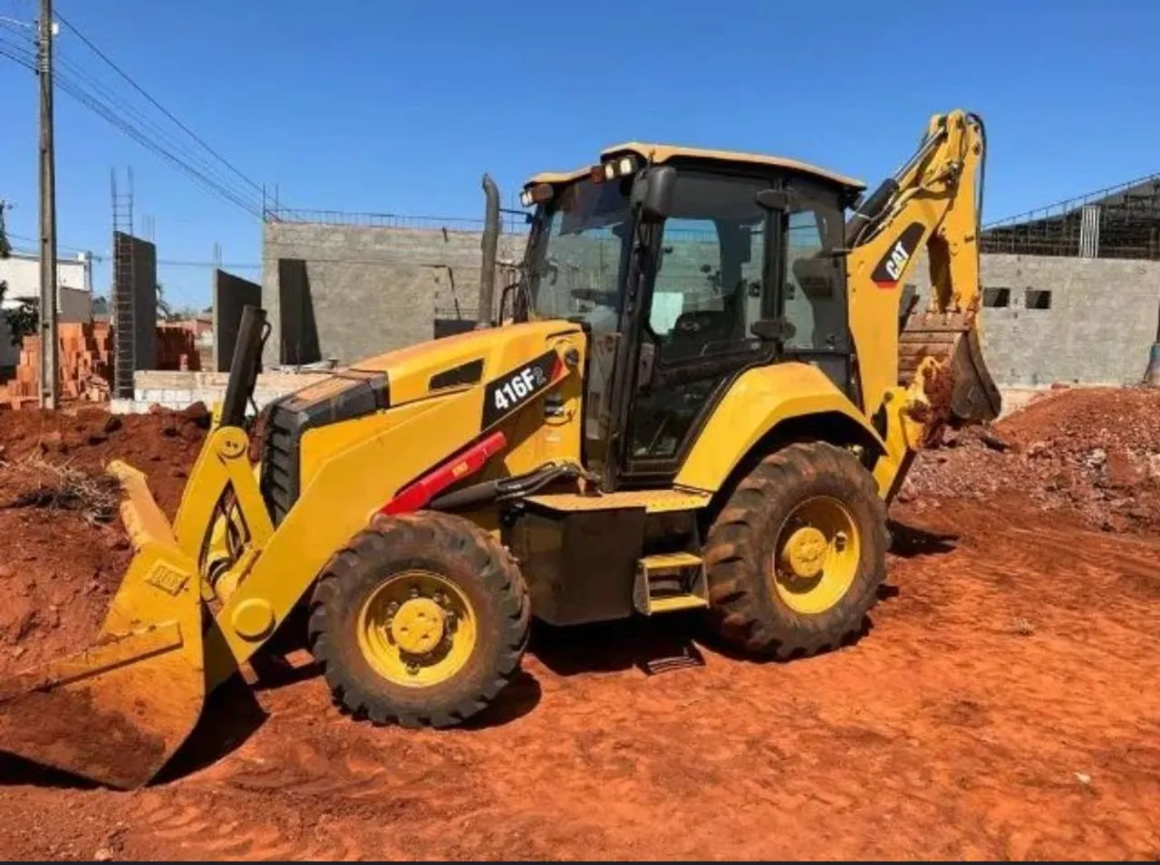 "retroescavadeira cat 416" - Máquinas pesadas para construção no Brasil