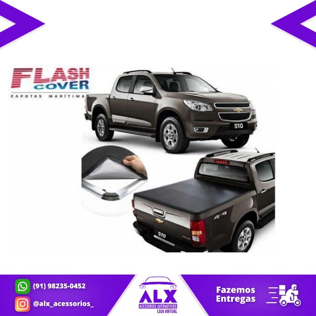 Capota Lona Marítima para todas as Picapes - Ranger Hilux Strada ...