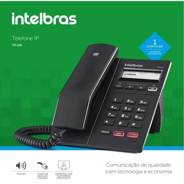 "telefone ip intelbras" no Brasil
