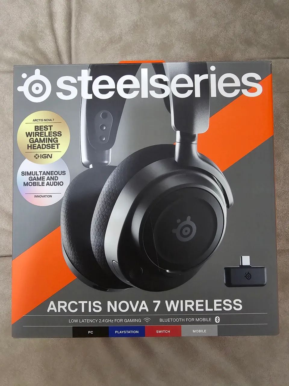 Fone De Ouvido SteelSeries Arctis Nova 7 Sem Fio PC PS4 PS5 Headset ...