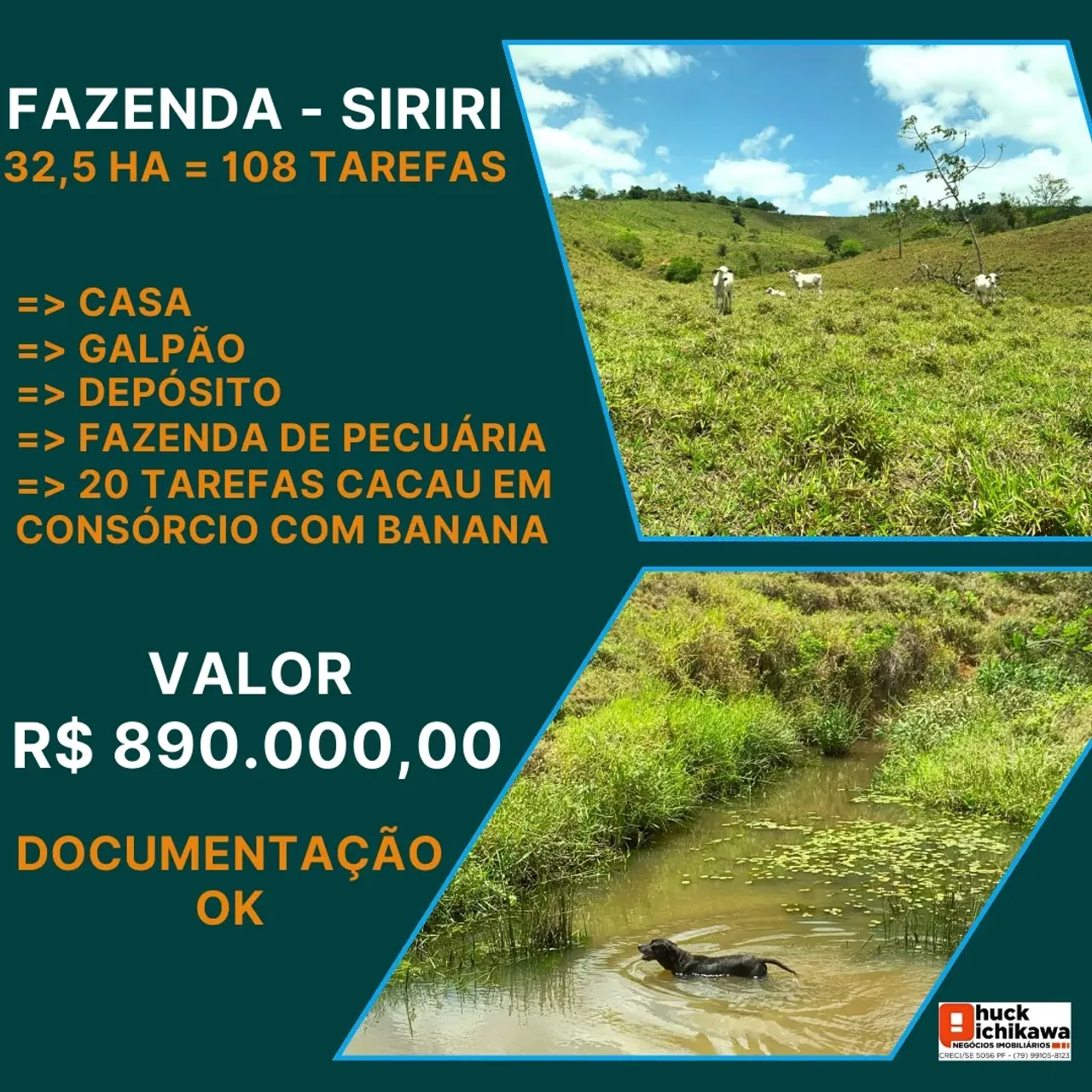 Terrenos, sítios e fazendas - Siriri, Outras Cidades - SE | OLX