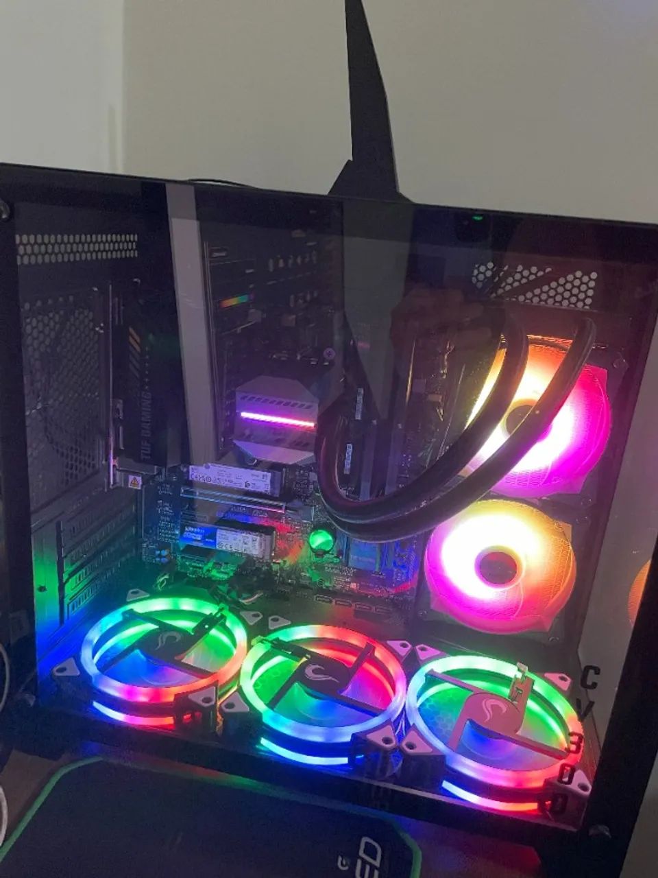 PC Gamer Ryzen 5 8600G, 32GB DDR5, Placa Mae Wi-fi, Water Cooler MSI ...