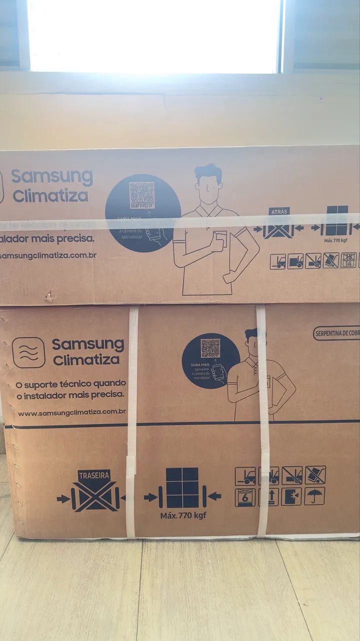 Ar condicionado Samsung inverter 12.000 Btu novo - Ar-condicionados ...