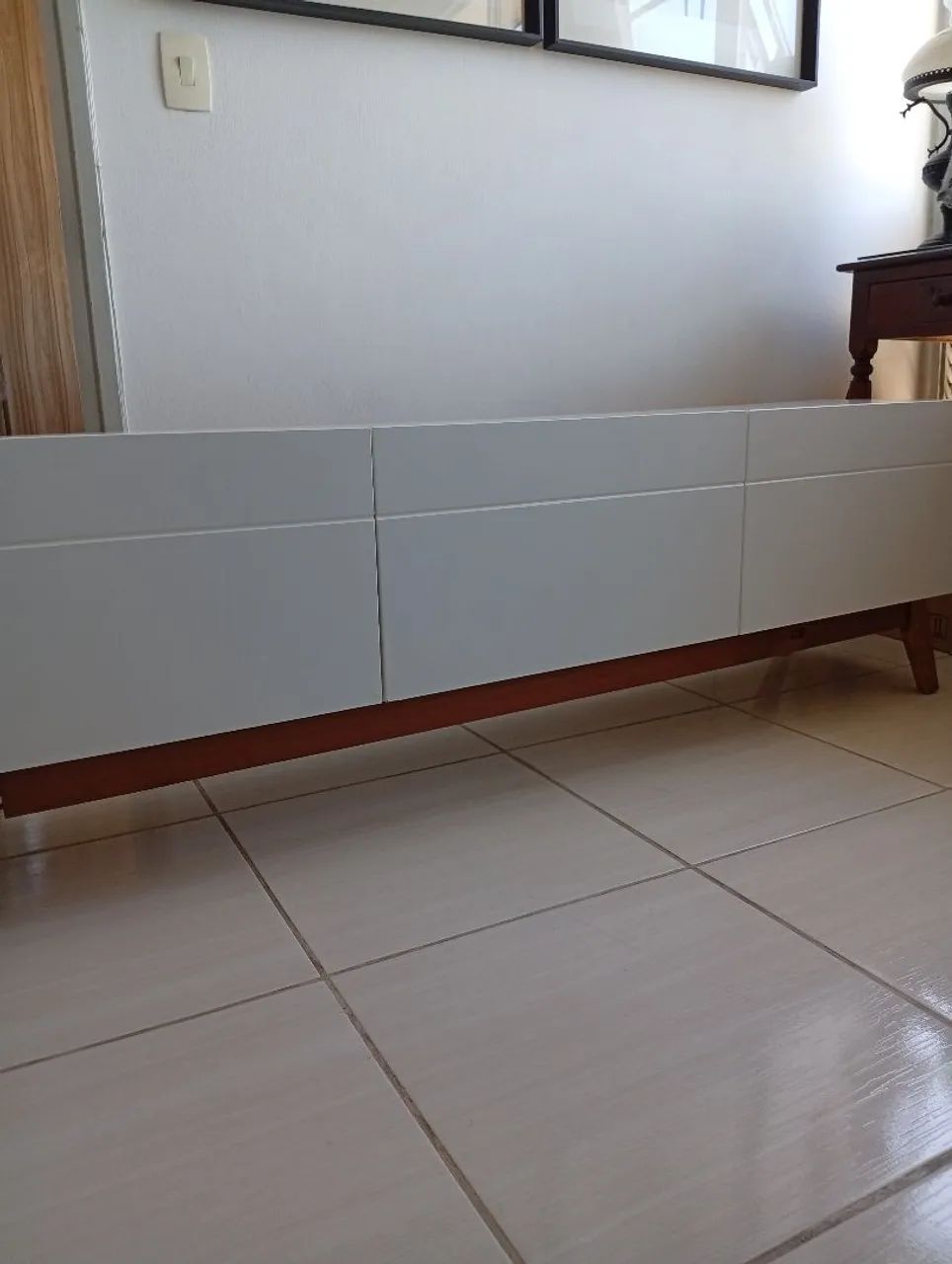 Rack em MDF. 1.80 largura, três gavetas. - Racks e Painéis - Boa Vista ...