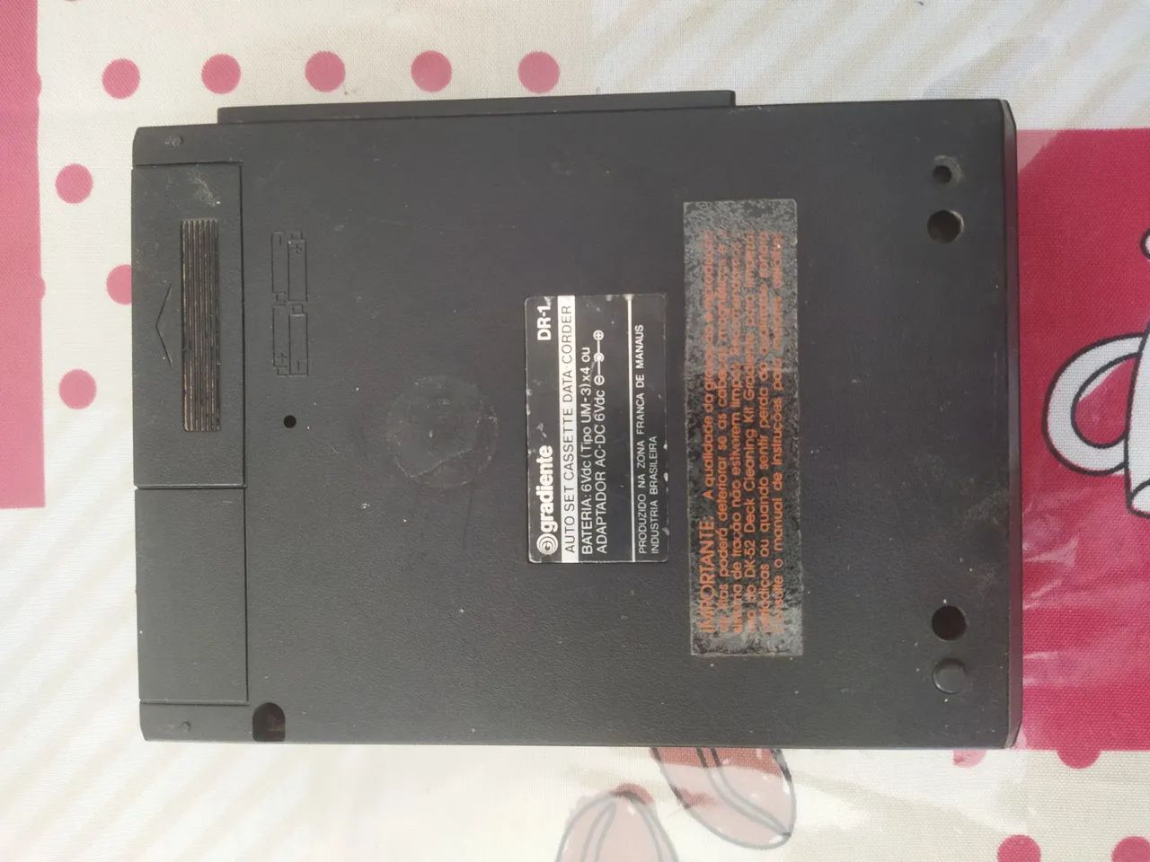 Gradiente DR-1 datacorder para MSX - Peças e Acessórios de Vídeo Game ...