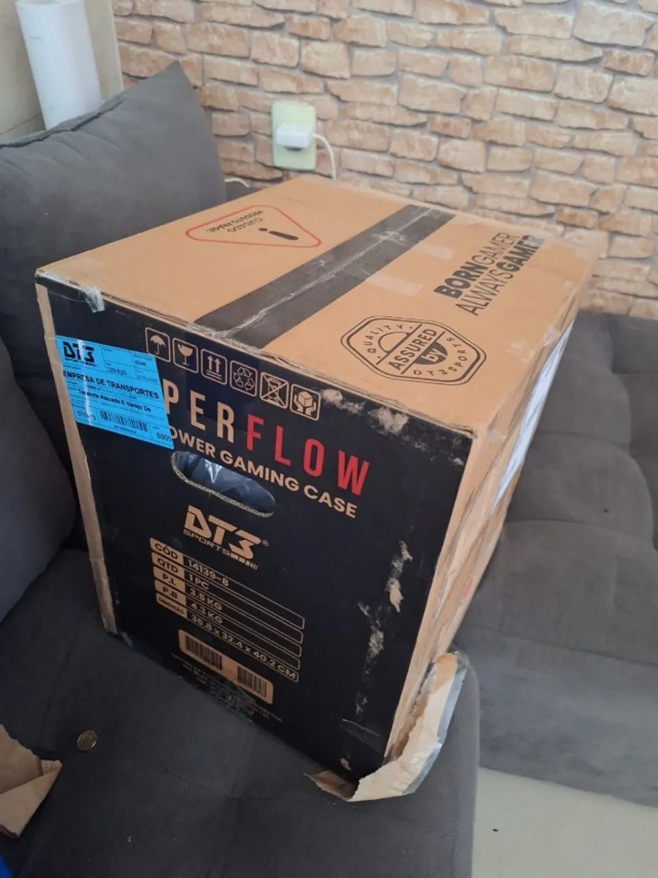 Gabinete Gamer DT3 HyperFlow M-ATX Mini-ITX - Peças de Hardware ...