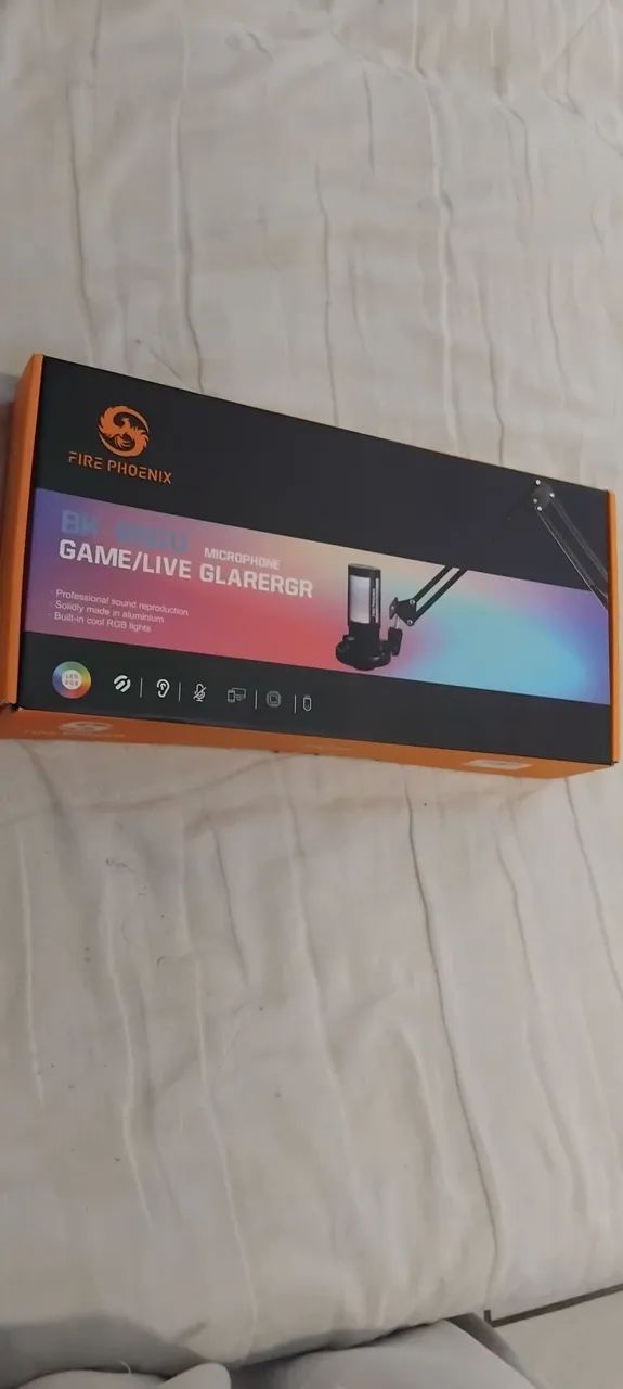 Microfone Gamer Fire Phoenix Glarergr - Aparelhos de Som - Acaiaca ...