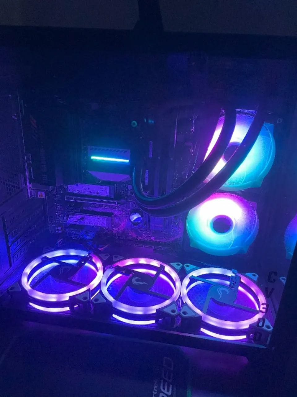 PC Gamer Ryzen 5 8600G, 32GB DDR5, Placa Mae Wi-fi, Water Cooler MSI ...