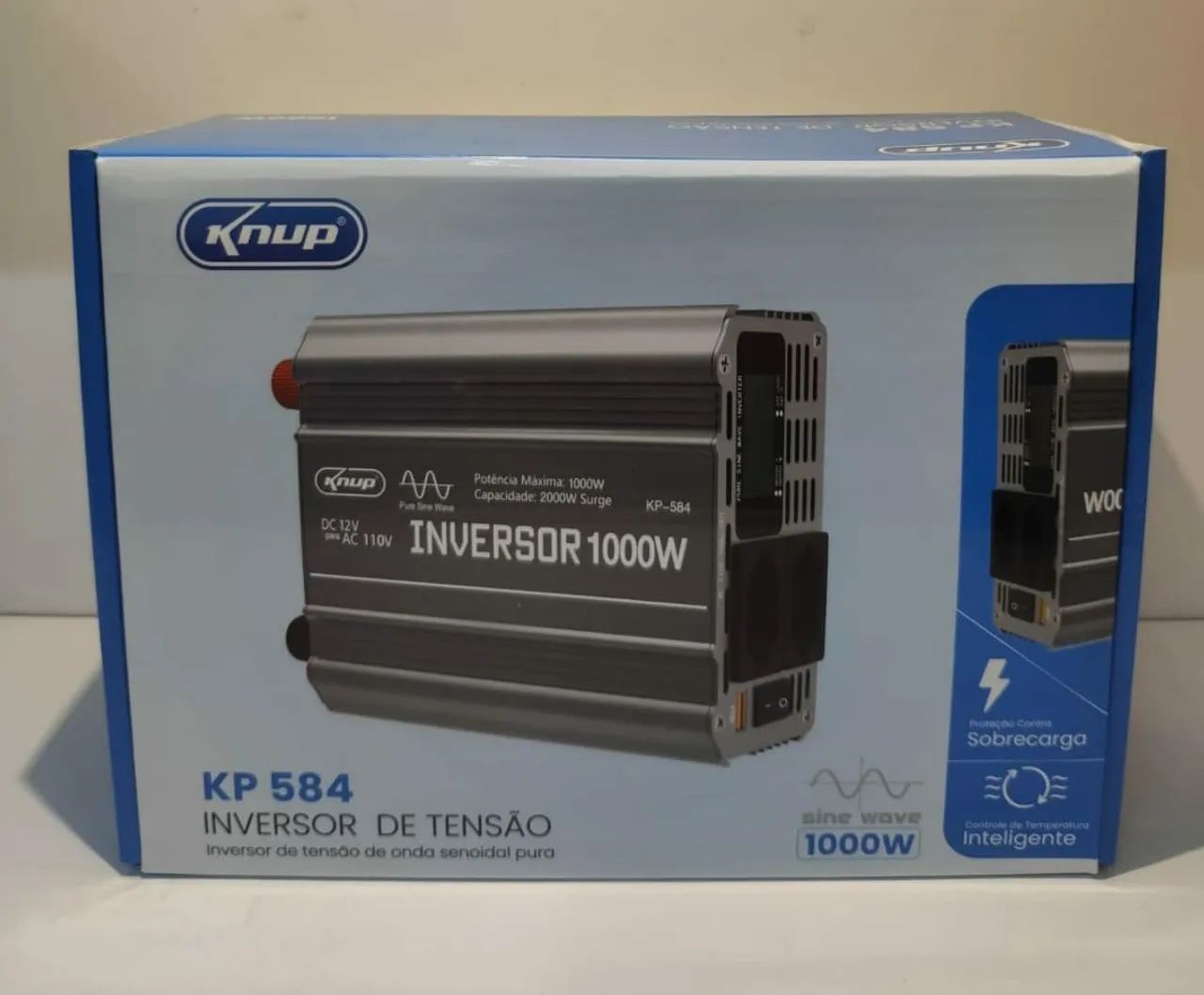 Inversor de Tensão Knup KP 584 1000W Onda Senoidal Pura - Processadores - Ponta Negra, Manaus ...