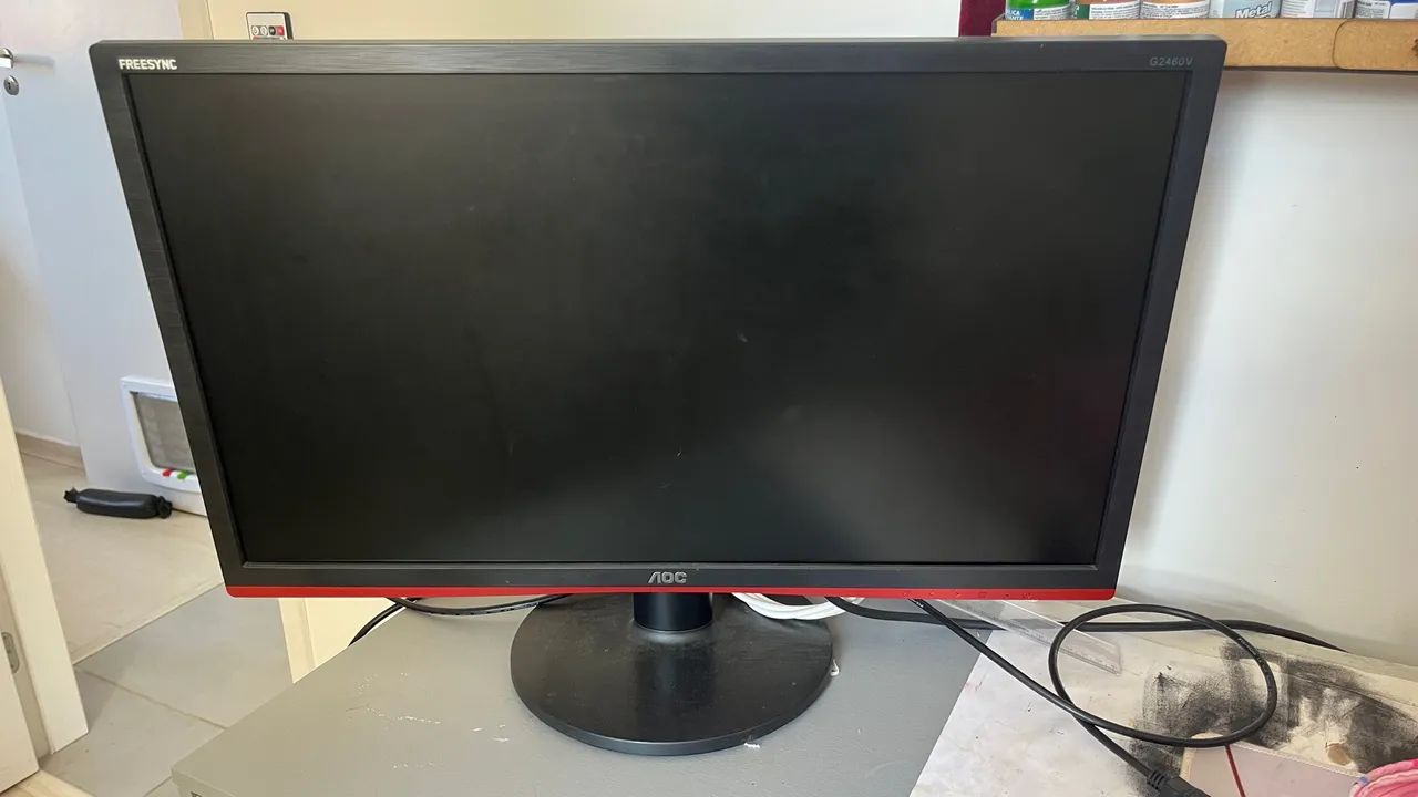 Monitor Gamer AOC 24 polegadas Full HD 75Hz FreeSync - Monitores ...