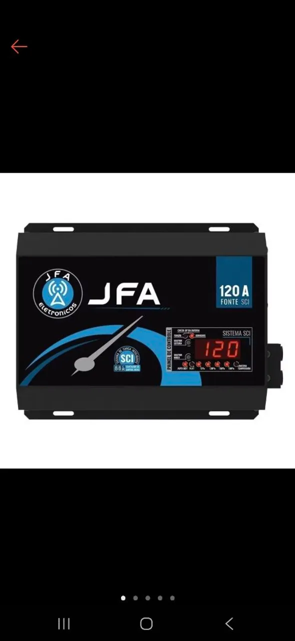 "fonte de 100 amperes jfa" - Equipamentos e Acessórios de Som no Brasil