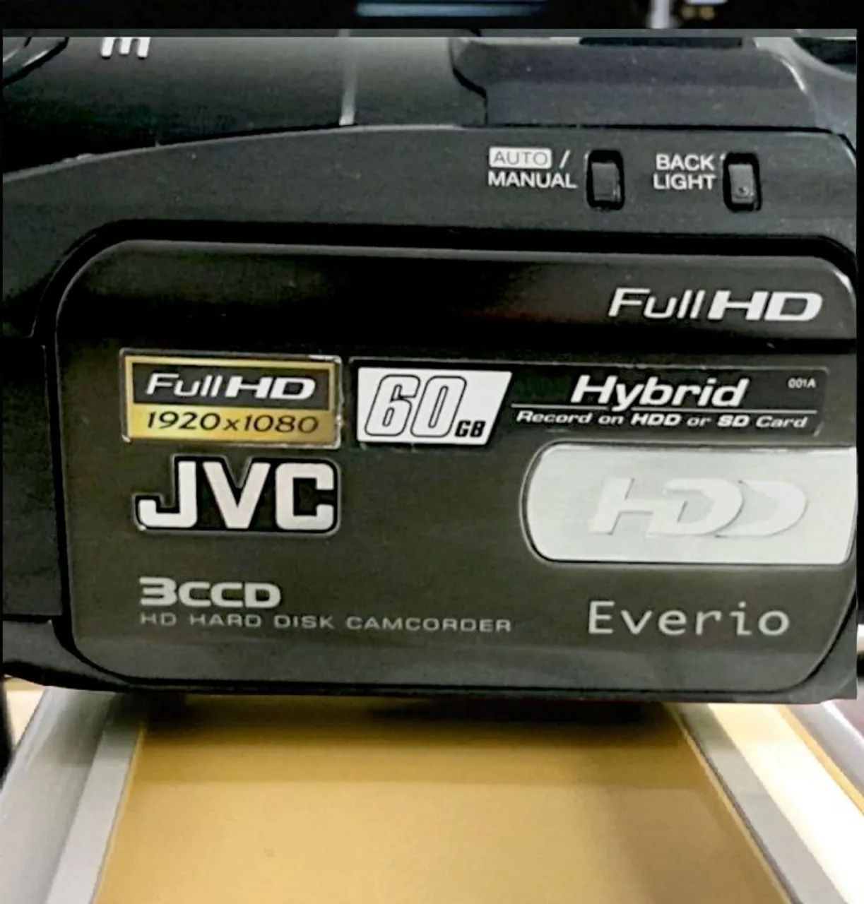 Câmera Digital JVC Everio Gz-Hd7u 1080i Hd 60Gb Zoom 10x Hdmi Usb - Com ...