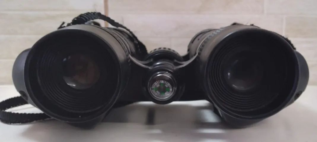 RARIDADE BINÓCULO PROF. BREAKER COBRA 50x50 -POTENTE C/ BÚSSOLA-BOM P ...