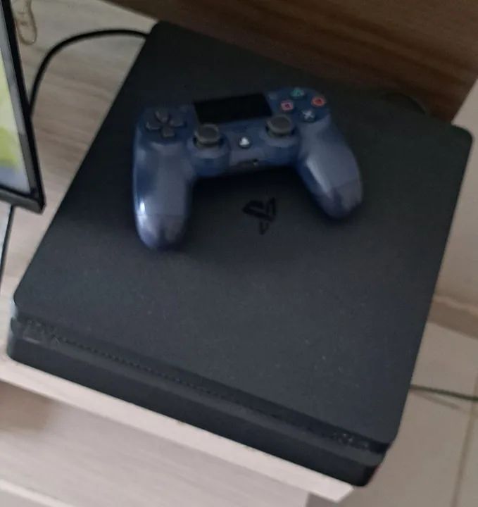 Playstation 4 Slim com Controle - Consoles de Vídeo Game - Vila Hulda Rocha, Resende 1365709926 ...