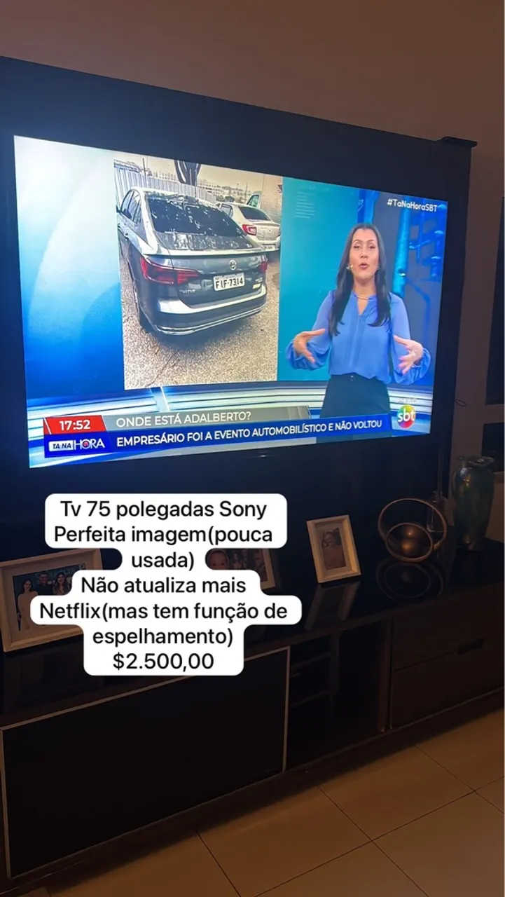 "tv sony 75 polegadas" no Brasil
