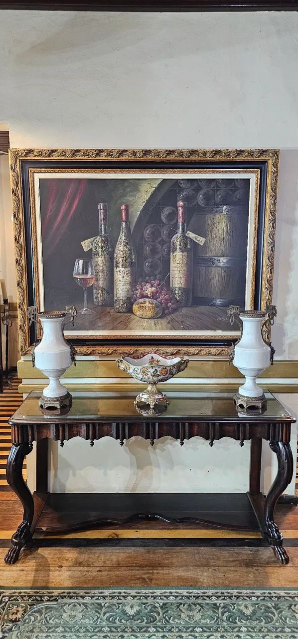 Moveis antigos, aparador antigo neogótico de jacarandá, antiguidades ...